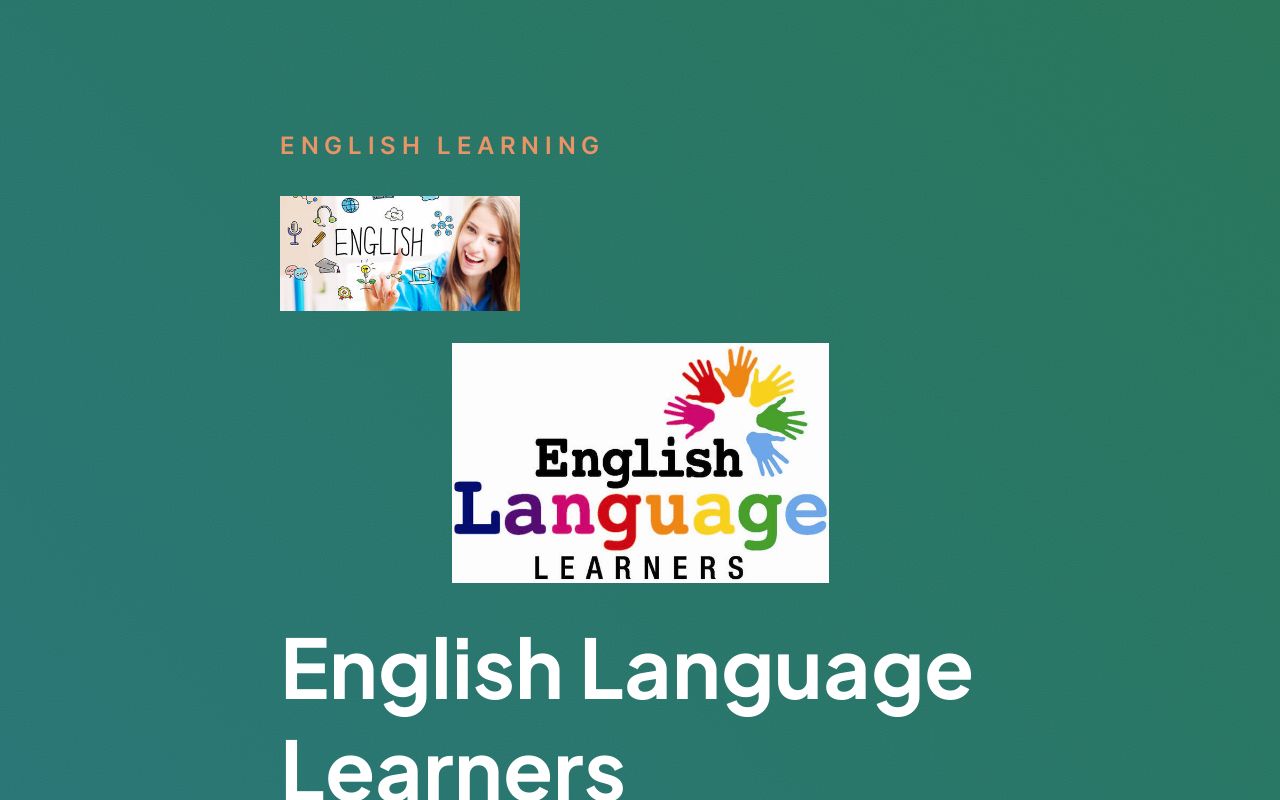 English Language Learning